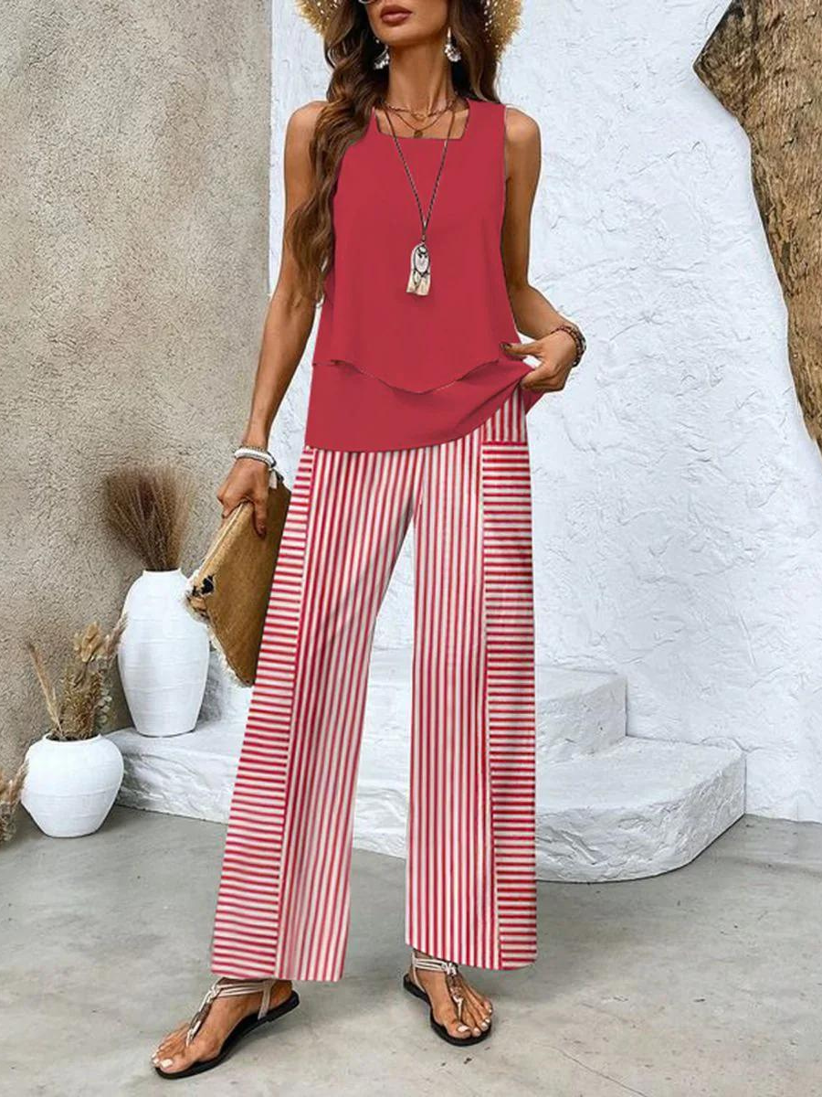 Marina™ | Elegant Summer Set (pants+top) – Samberule