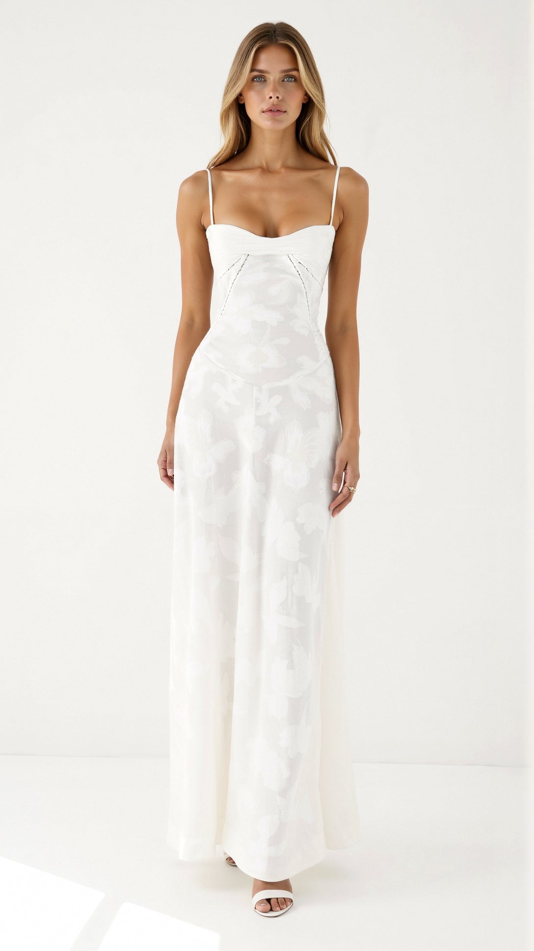 Donna | Women Wedding Guest Bustier Maxi Dress – Samberule