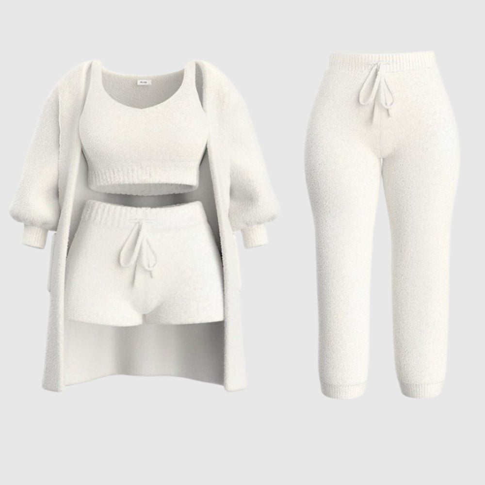 Cozy | 4-Piece Pajama Set – Samberule